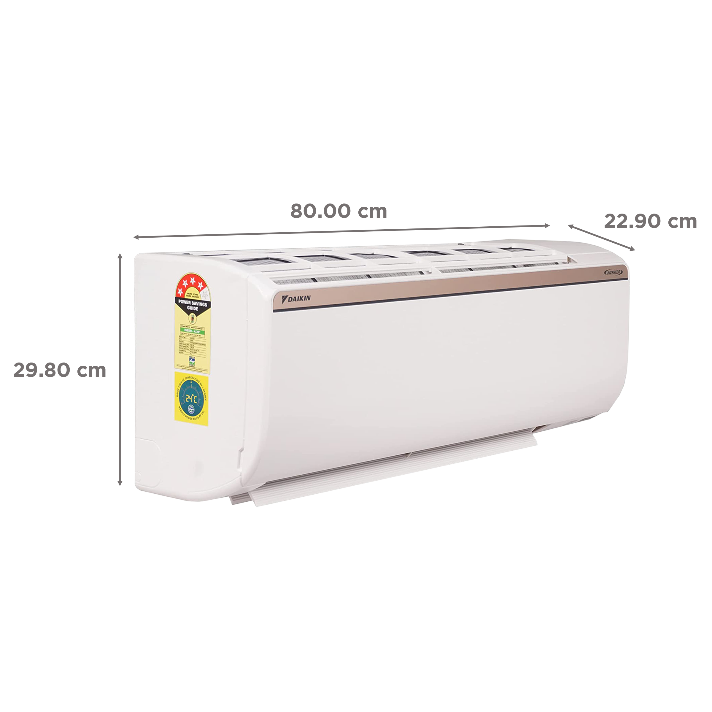 Buy Daikin 1 Ton 3 Star Hot And Cold Inverter Split Ac Copper Condenser